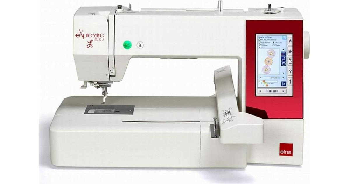 Elna eXpressive 830L | XL-Stickfläche, solide Programmauswahl
