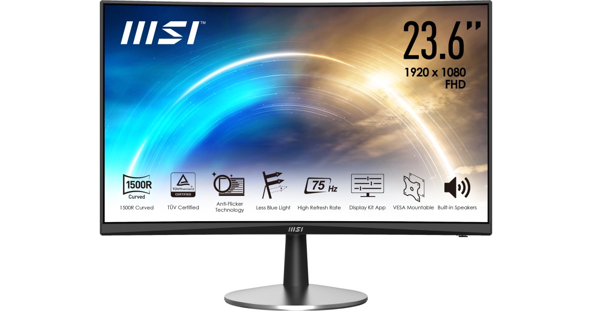 MSI PRO MP242C | Nicht viel dran, aber krumm