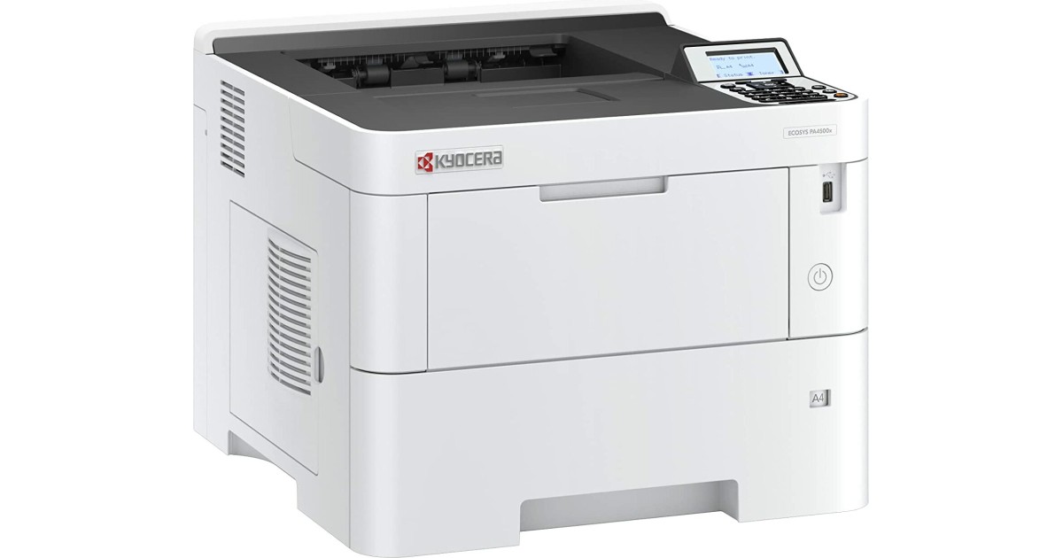 Kyocera Ecosys PA4500x im Test: 2,3 gut | Druckt flott 600 Blatt ...