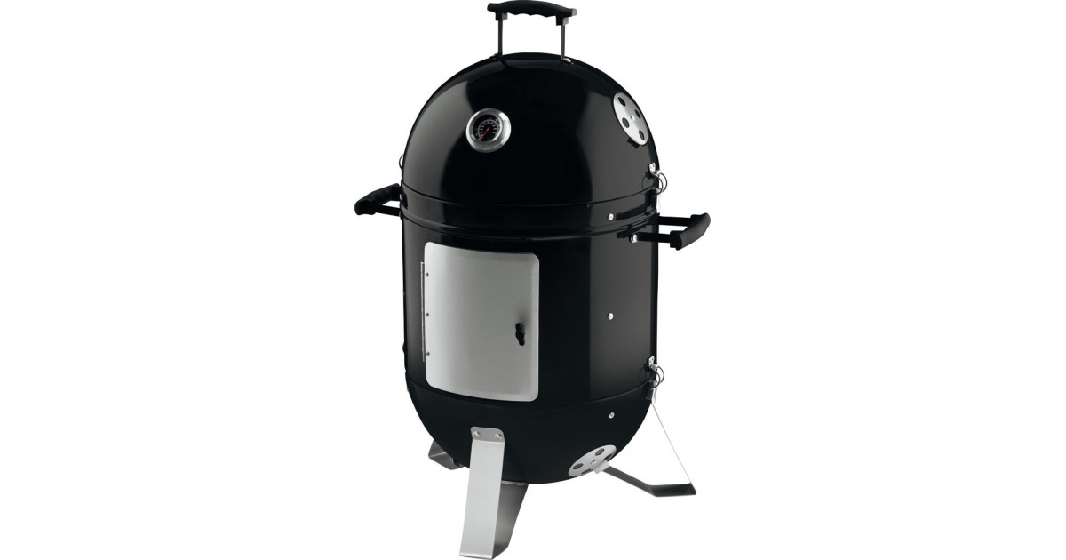 Lidl Grillmeister Räucherofen | Kompakter Alleskönner für Holzkohlefans