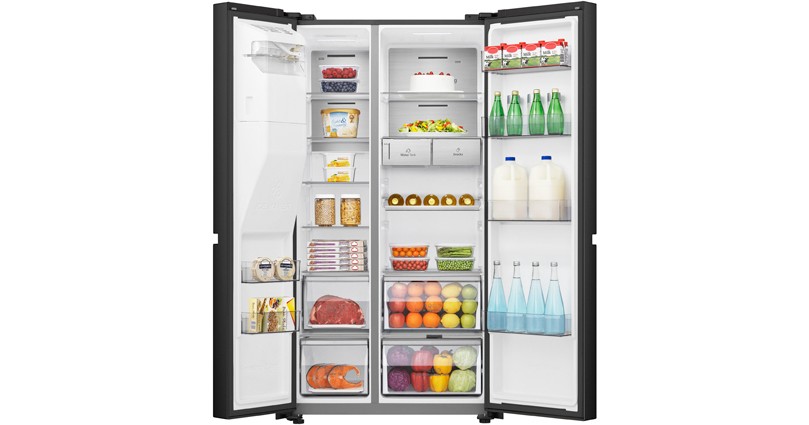 Hisense RS818N4TFE im Test: 2,1 gut | Sidy-by-Side- Kühlschrank mit ...