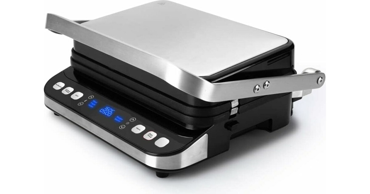 Zoomyo 2in1-Kontakt-/Tischgrill | Mit Automatikprogrammen und 2 Funktionen