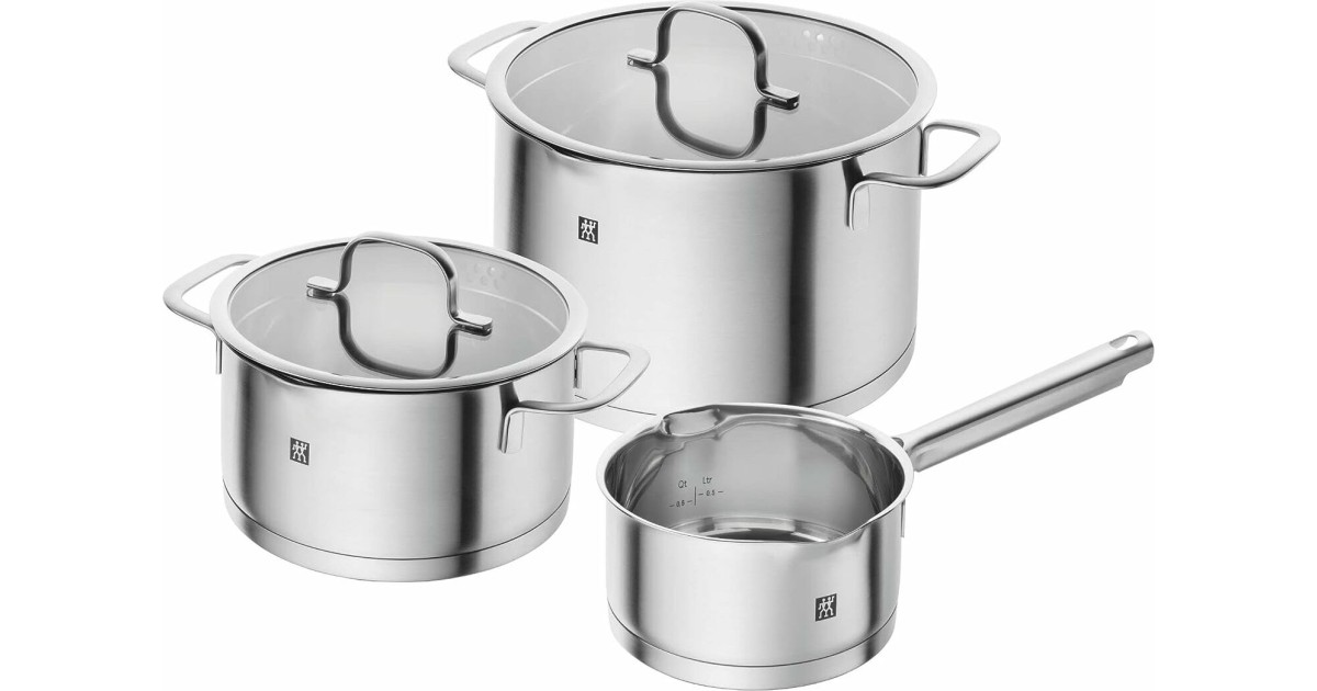 Zwilling TrueFlow Kochtopfset, 3-teilig: 1,6 gut | Kleines, aber feines ...