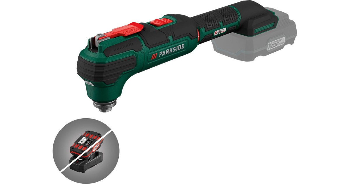 Lidl / Parkside PAMFW 20-Li | Schlankes Multitool mit variabler Schwingzahl
