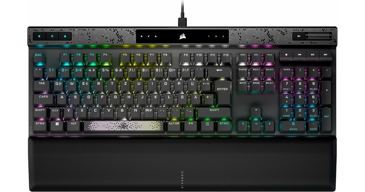 Corsair K70 MAX im Test: 1,5 sehr gut