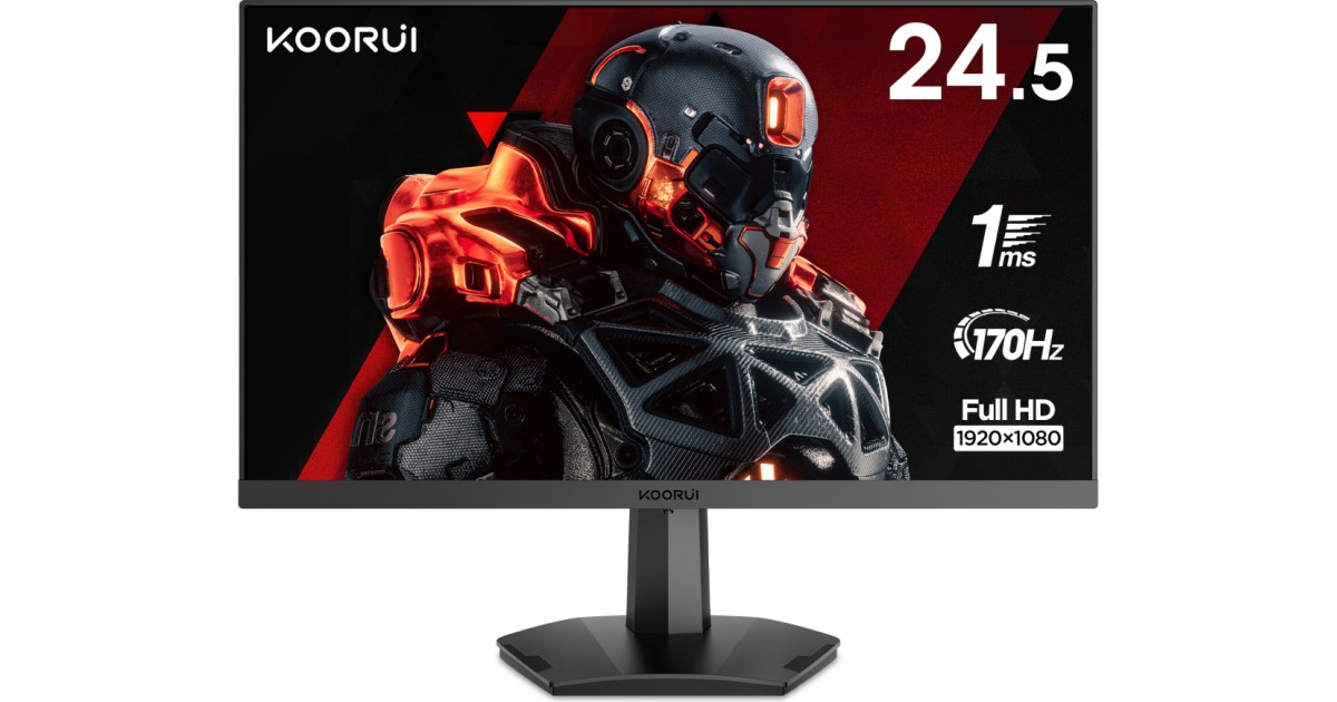 Koorui 25E3A: 1,8 gut | Günstiger Gaming-Monitor mit magerer Ausstattung