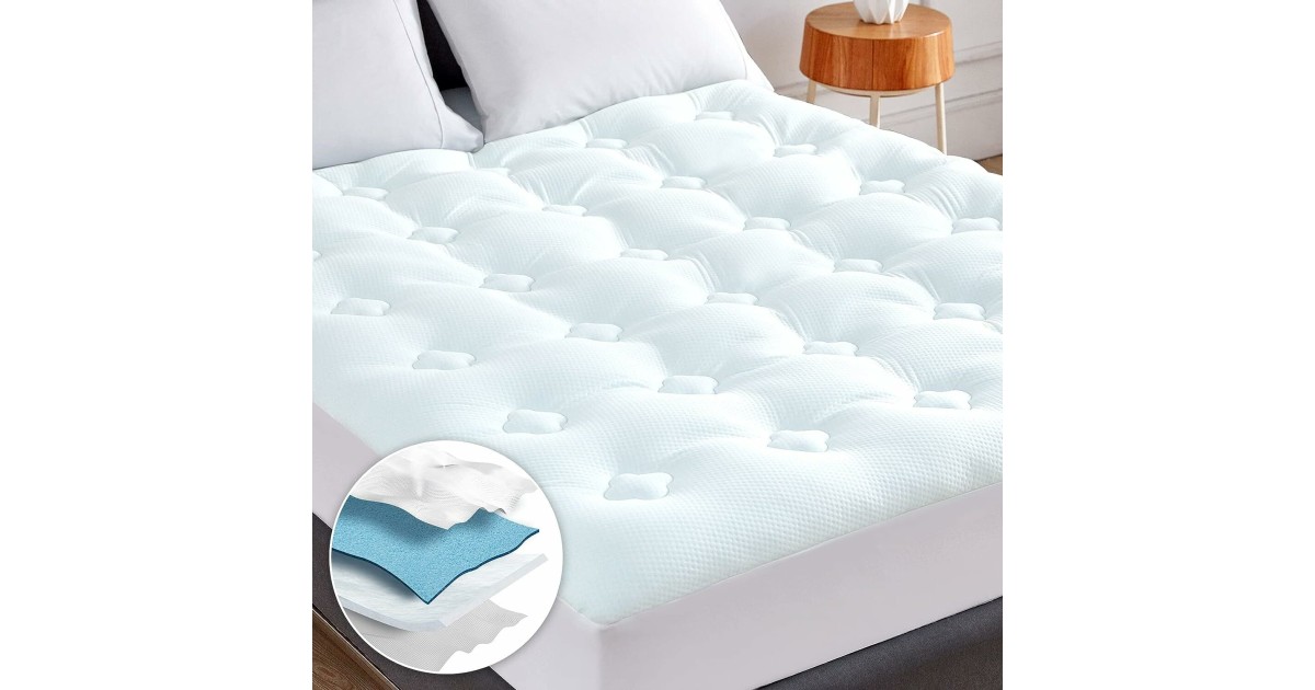 Hansleep Matratzen Topper: 1,8 gut | Topper mit breitem Gummiborder