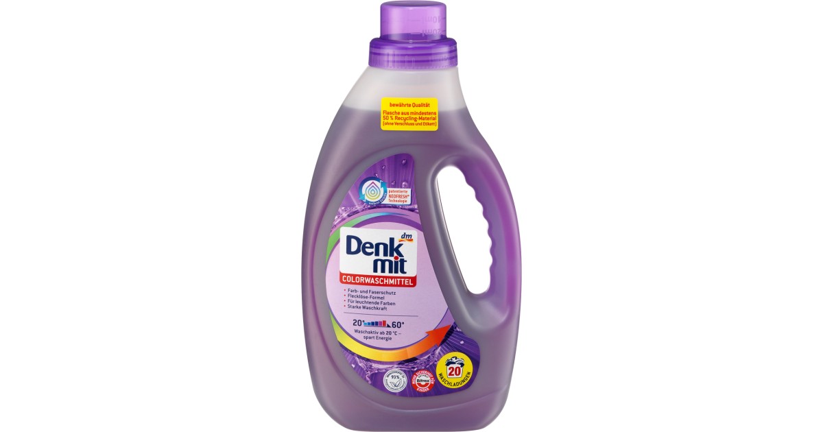 dm / Denk mit Colorwaschmittel im Test: 2,4 gut