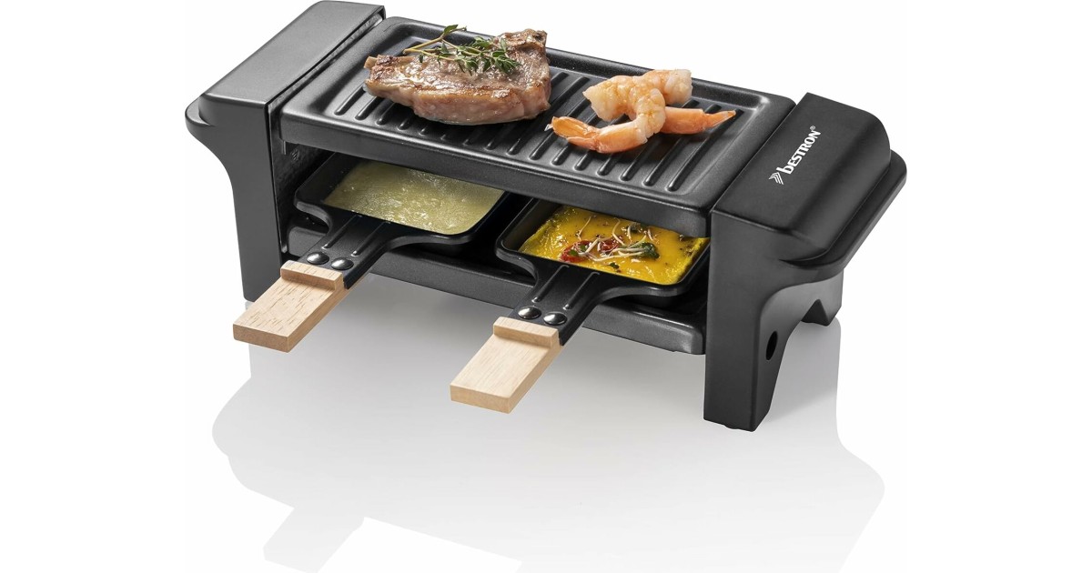 Bestron ARG150BW im Test: 1,6 gut | Einfaches Mini-Raclette zum kleinen ...