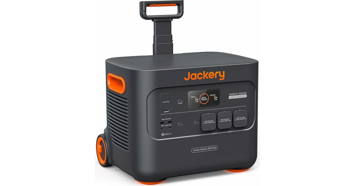 Jackery Explorer 2000 Plus Testnote: 1,5 sehr gut | ab 1.250