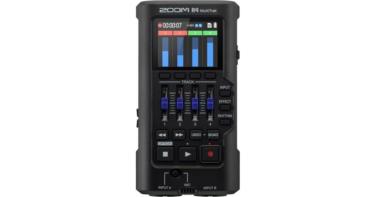 Zoom R4 MultiTrak im Test: 1,4 sehr gut | Mini-Rekorder mit vielen ...
