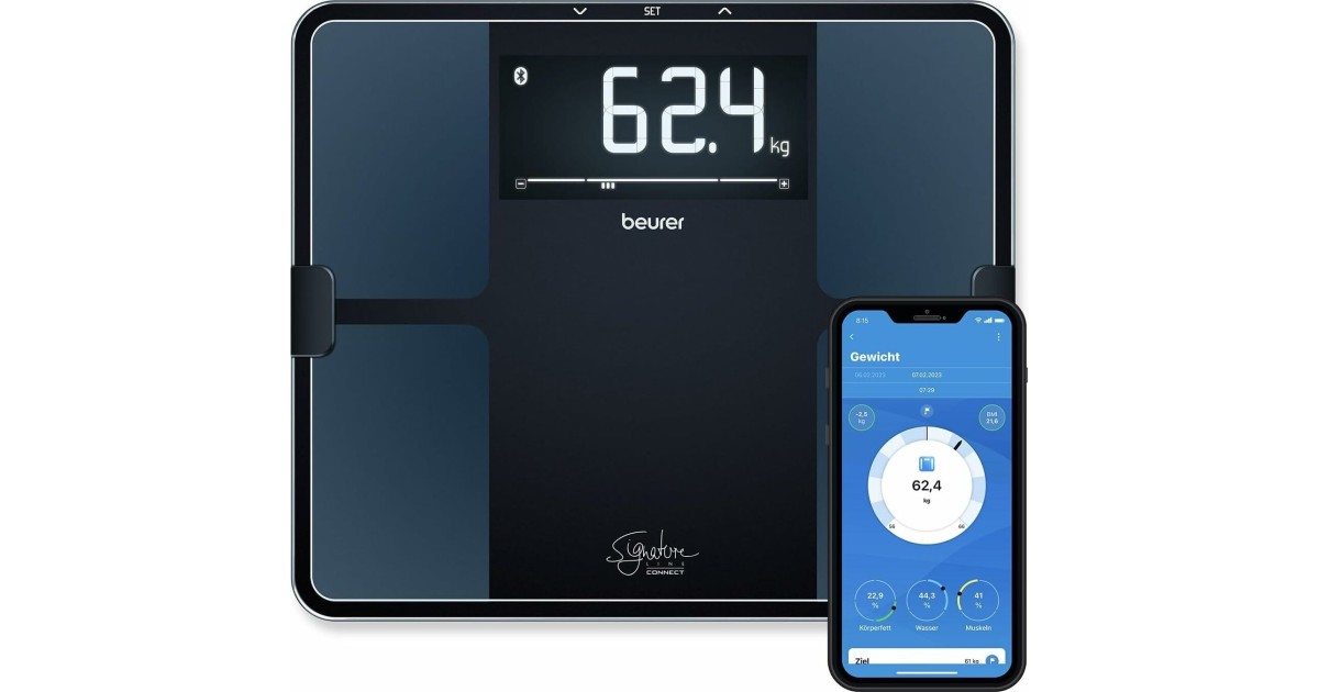 Beurer Diagnosewaage BF 915 Signature Line im Test: 1,5 sehr gut