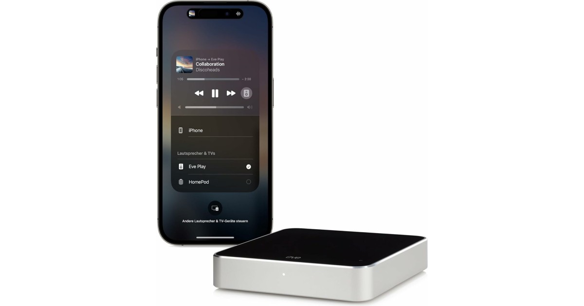 Eve Systems Eve Play im Test: 1,9 gut | Smart-Home trifft Musikanlage