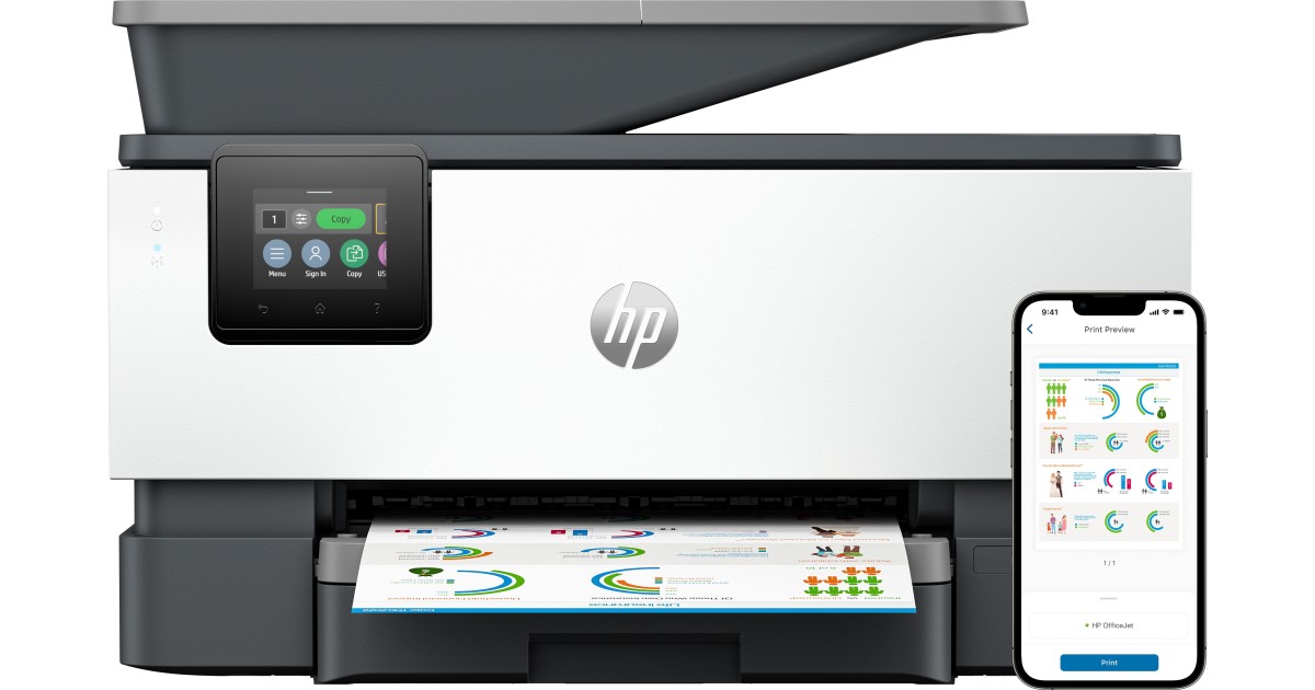 HP OfficeJet Pro 9120b im Test 2025: 2,2 gut