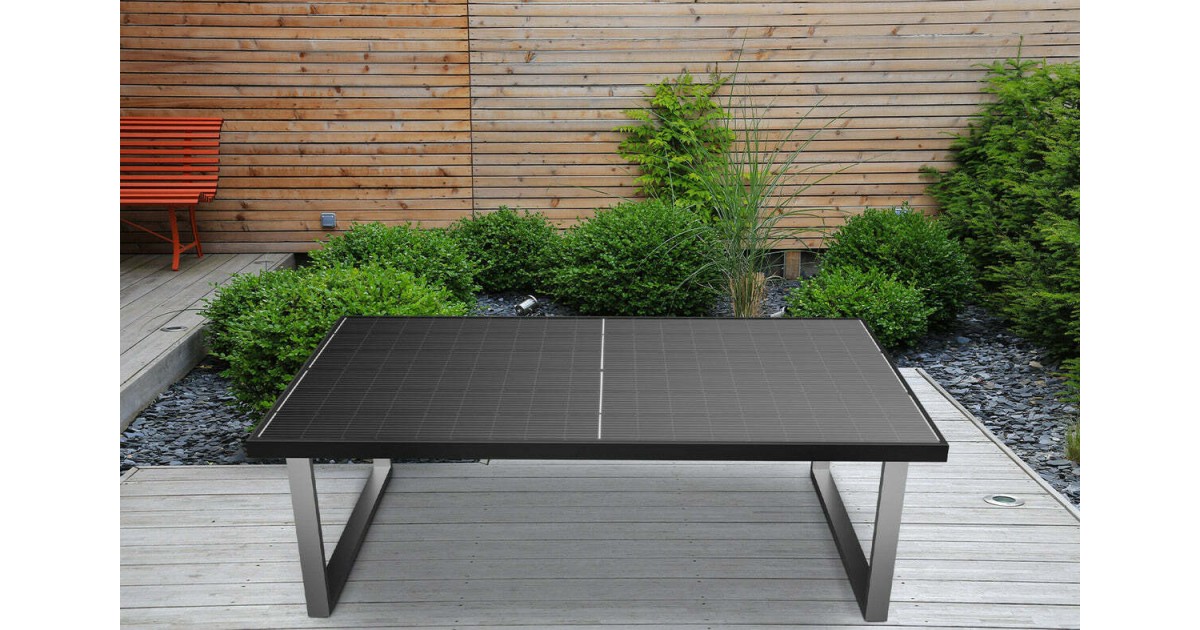 Wir Schenken Energie Solartisch Alumen Classic Design | Solartisch in ...