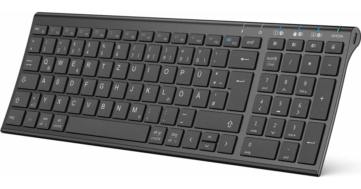 iClever BK10: 1,7 gut | Komfortables und flexibles Tippen für Mac-Nutzer