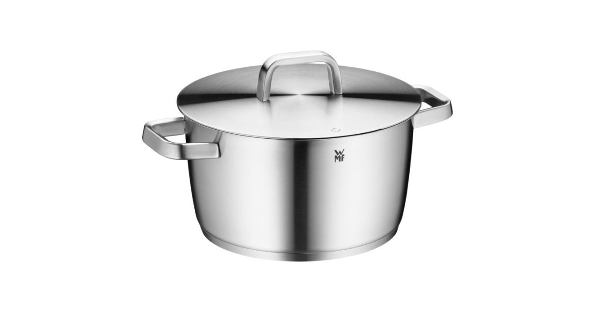 WMF Iconic Kochtopf (24cm): 1,5 sehr gut | Großer, ikonisch geformter Fleischtopf mit Deckel