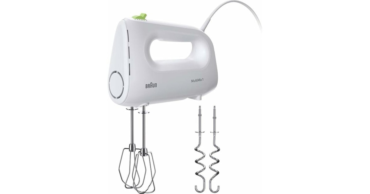Braun MultiMix 1 HM 1110 WH: 1,7 gut | Komfortabler und einfacher Handmixer