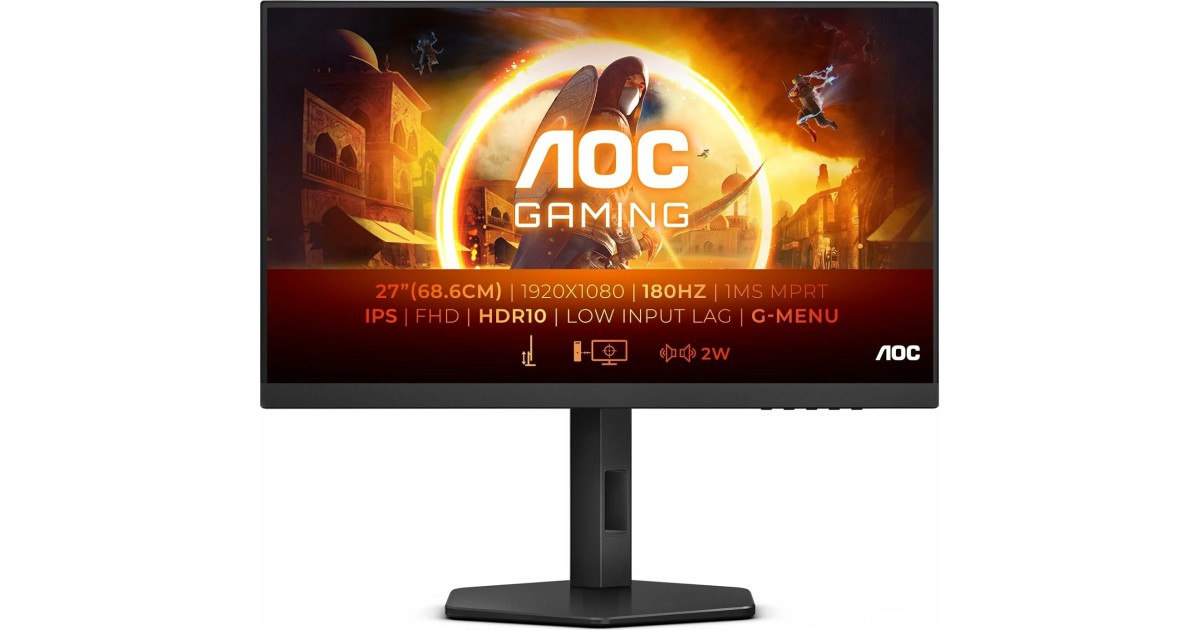 AOC 27G4X | Günstiger Full-HD-Monitor mit starker Gaming-Leistung