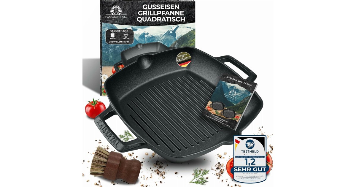 Kaisertal Grillpfanne ohne Griff: 1,7 gut