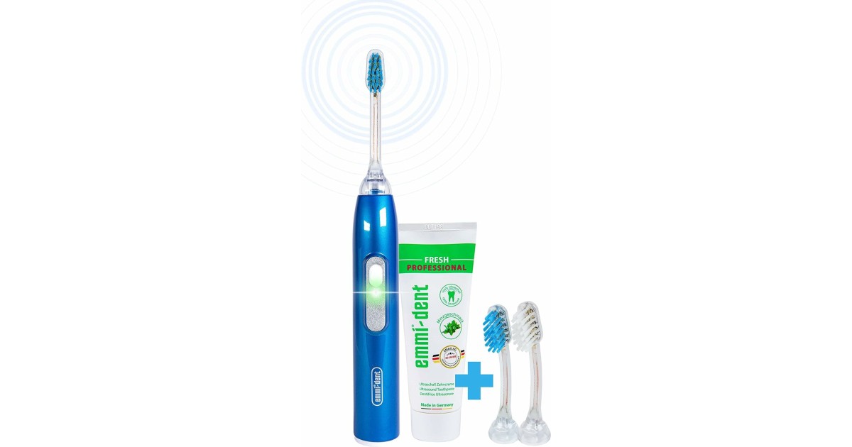 Emmi-dent Ultraschallzahnbürste Metallic im Test: 2,4 gut