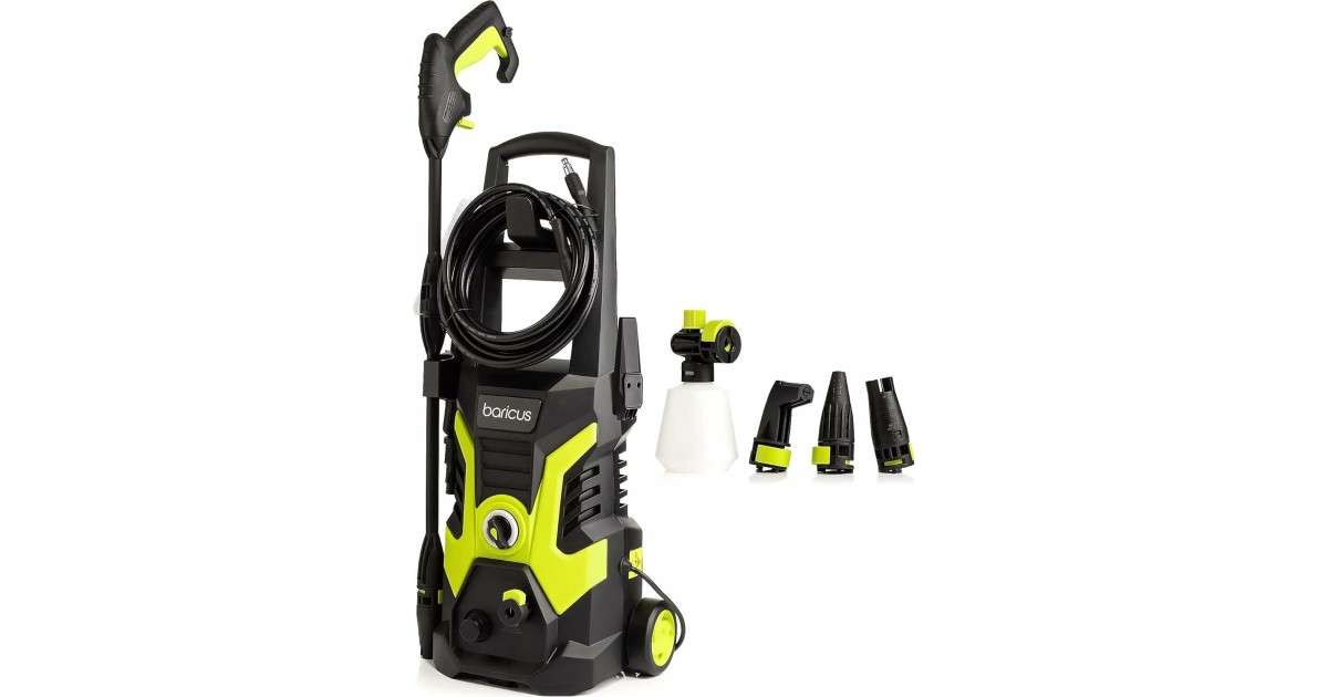 Baricus Hochdruckreiniger (1700 W): 1,7 gut | Leistungsstarker Reiniger ...
