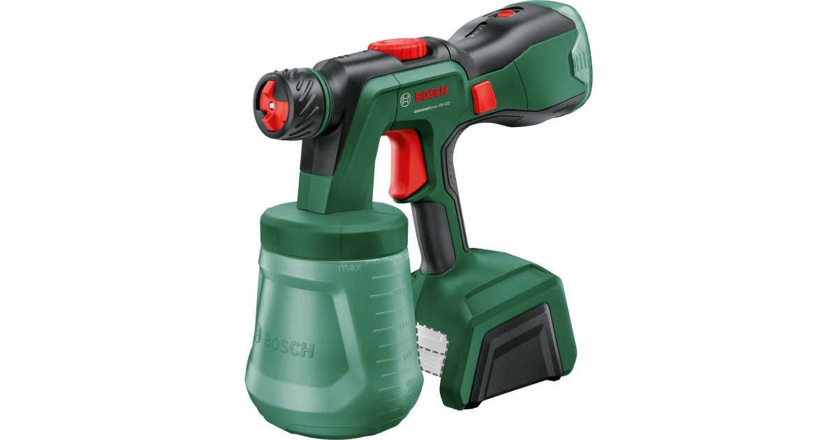 Bosch UniversalSpray 18V-300: 1,8 gut | Kabellos und für alle Farben ...