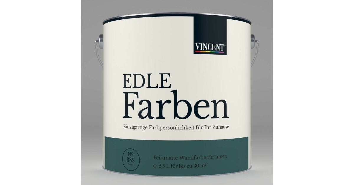 Hellweg / Vincent Edle Farben Wandfarbe im Test: 1,0 sehr gut