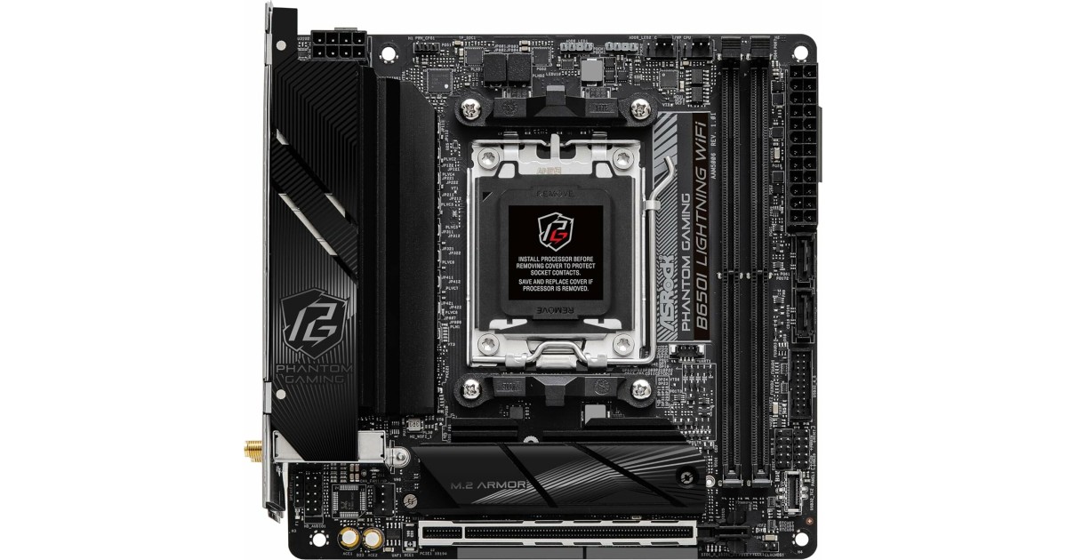 ASRock B650I Lightning WiFi im Test: 1,7 gut | ITX-Board mit cleverem ...