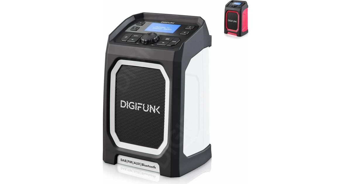 DigiFunk Work Site Radio: 1,8 gut | Für guten Klang bei harter Arbeit