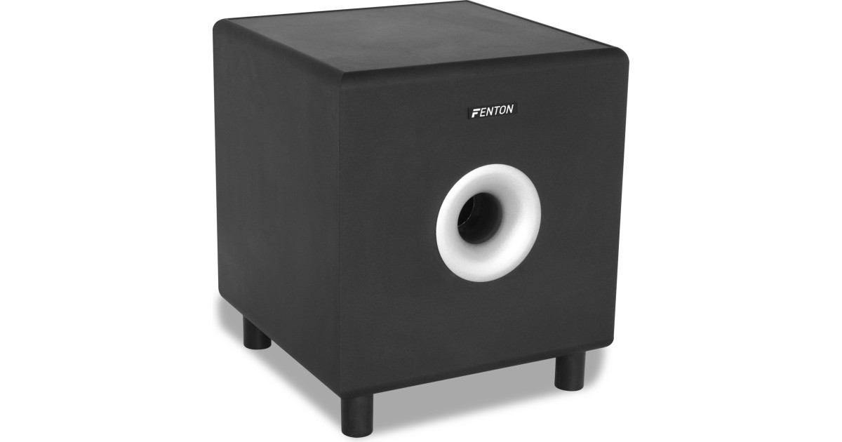 Fenton SHFS08: 1,7 gut | Kompakter Subwoofer für kraftvolle Bässe im ...