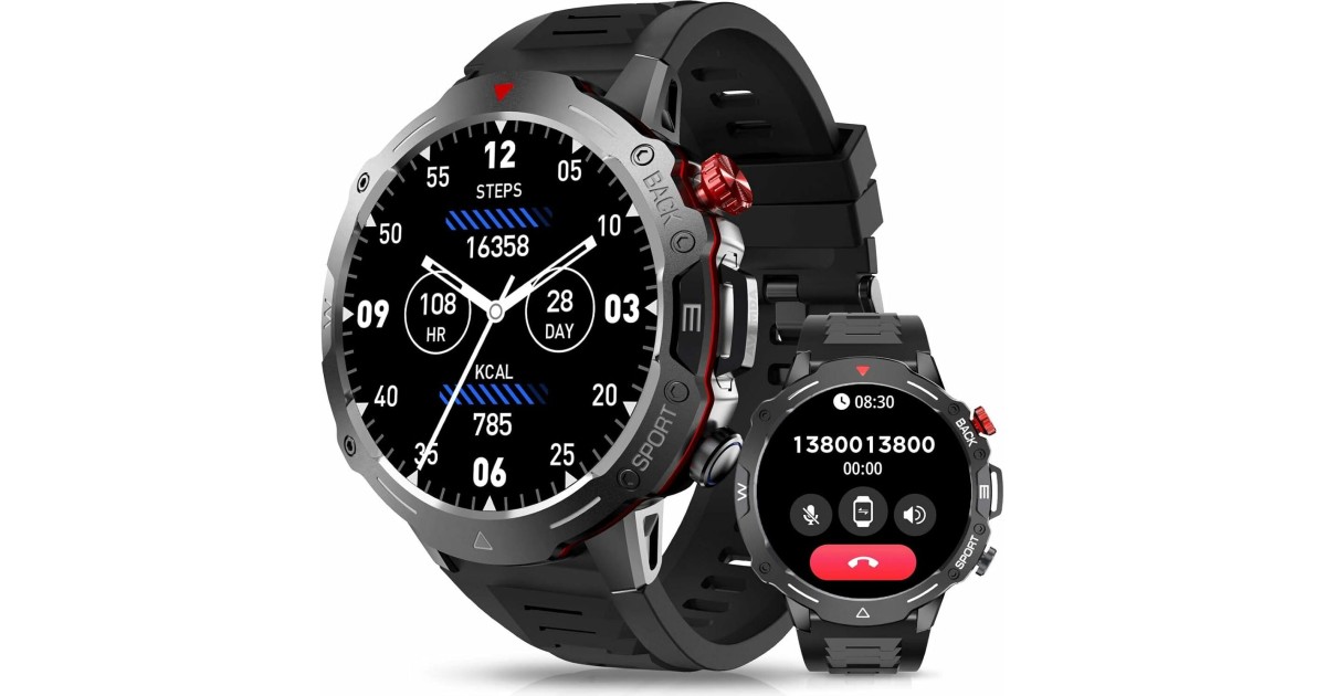 AVUMDA Smartwatch Herren 1,52“: 2,0 gut