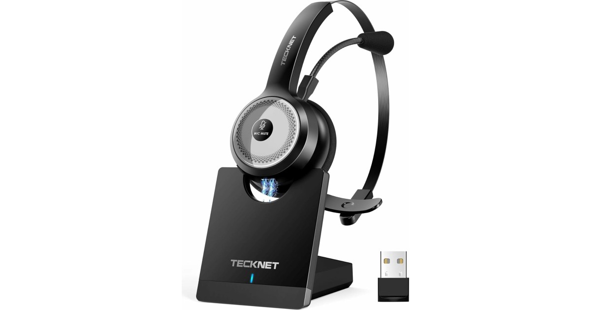 TeckNet V5.0 Bluetooth Headset: 1,8 gut