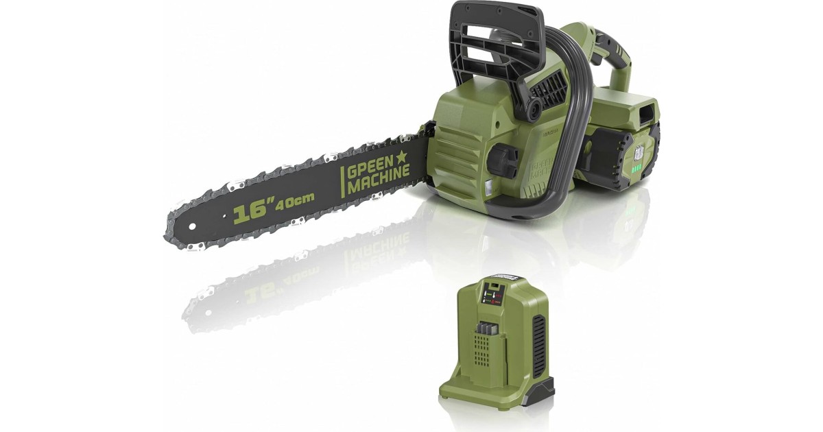 Green Machine 16" Cordless Chain Saw: 1,4 sehr gut | Akkusäge für den ...