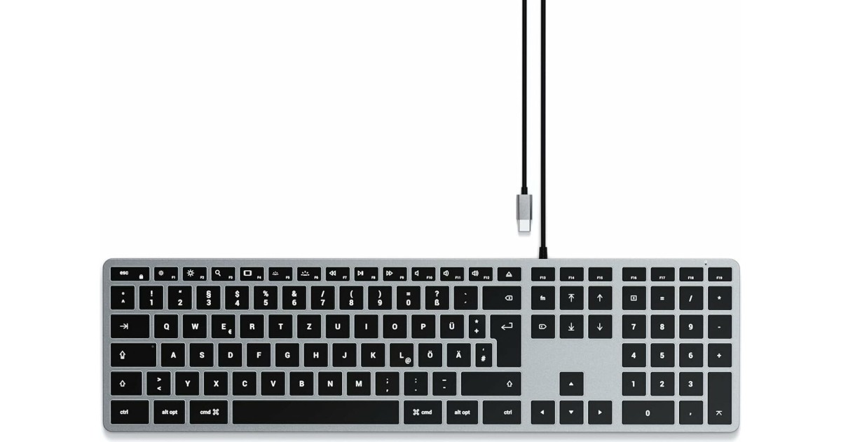 Satechi Slim W3 USB-C Wired Backlit Keyboard im Test | Unsere Analyse ...