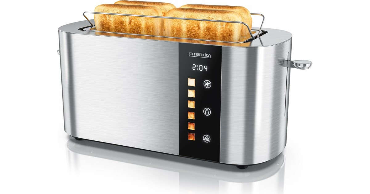 Arendo Level Touch 4-Scheiben-Toaster: 1,5 sehr gut | Unsere Analyse zum Toaster