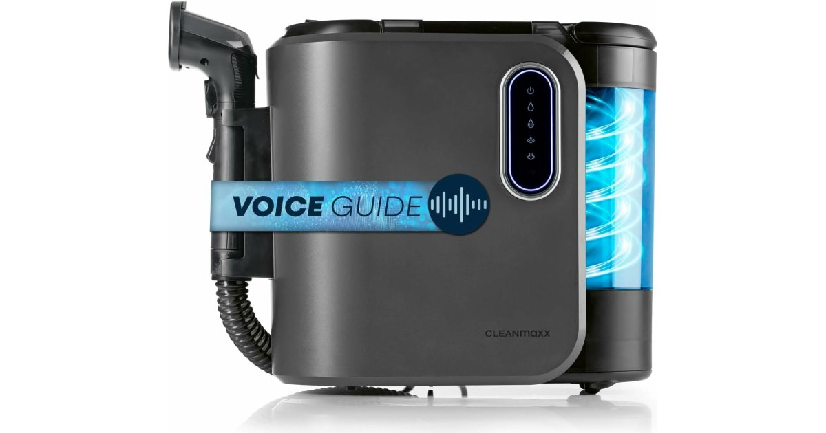 Clean Maxx Pro Steam: 1,8 gut | Leicht zu bedienender Wasch-Dampfsauger ...
