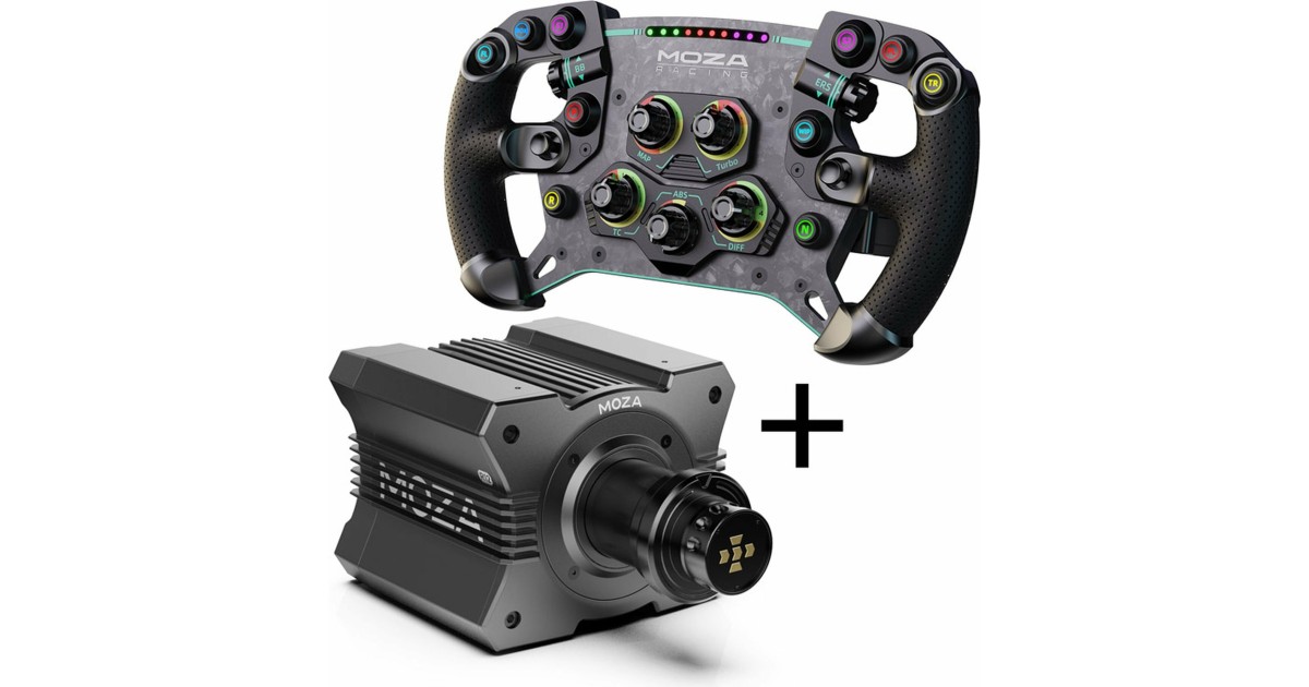 Moza Racing R12 + GS V2P GT Wheel Bundle im Test 2025: 1,2 sehr gut