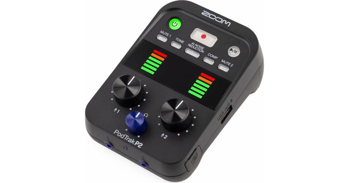 Zoom PodTrak P2: 1,5 sehr gut | Handlicher Recorder mit intuitiver ...