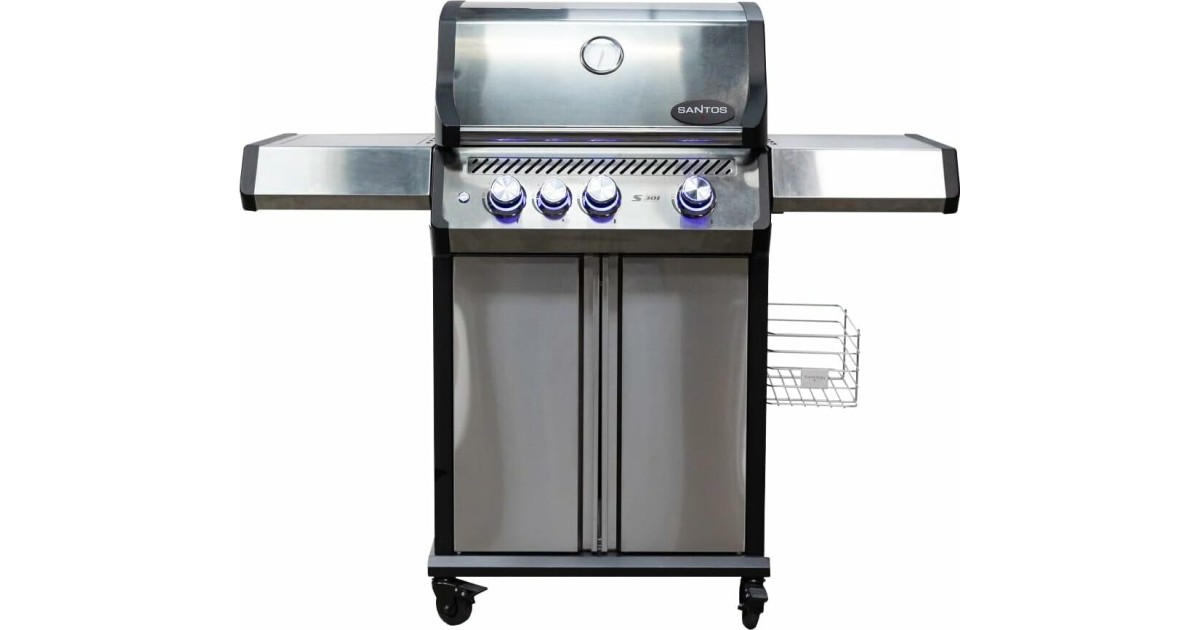 Santos Grills S-301 Pro | Hochwertiger und leistungsstarker Gasgrill mit Blick fürs Detail