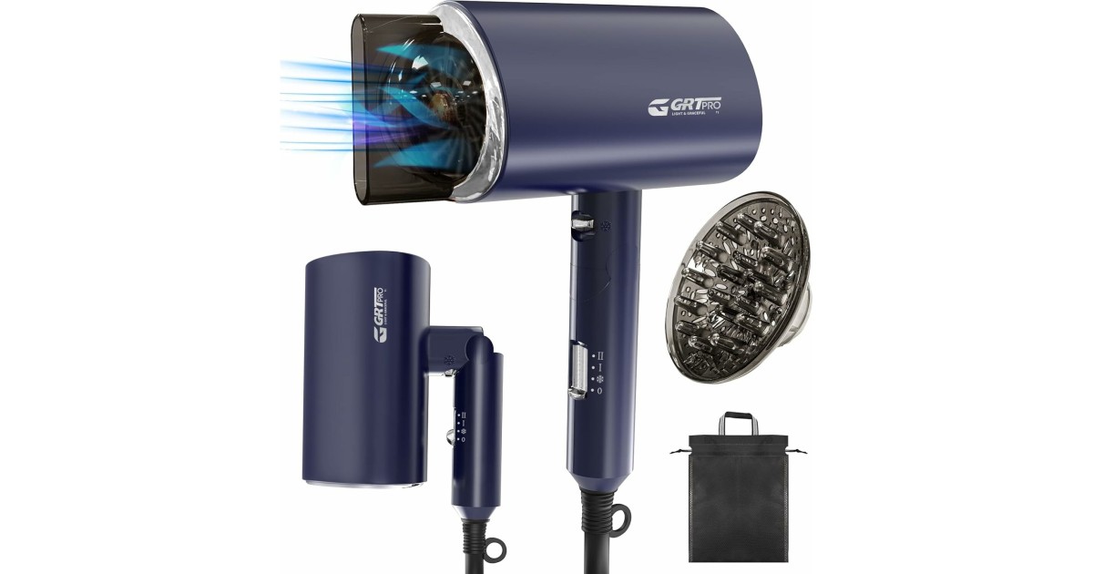 GRT PRO Travel Hair Dryer 2200W T1: 1,7 gut | Unsere Analyse zum ...
