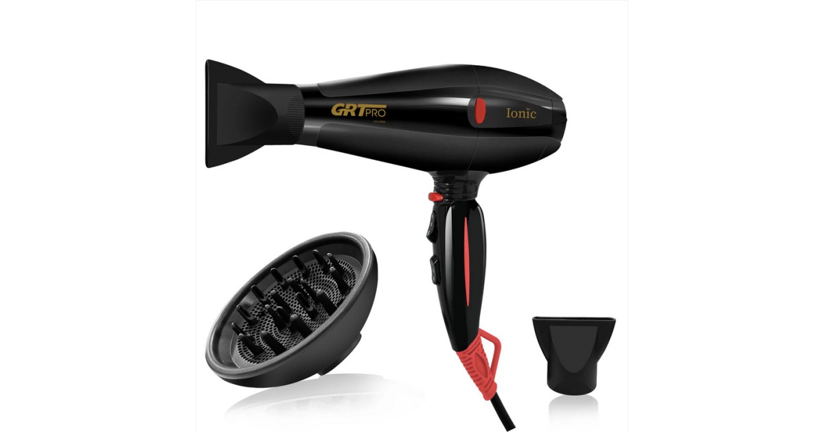 GRT PRO Professional Hair Dryer 2400W 9900: 1,6 gut | Unsere Analyse ...