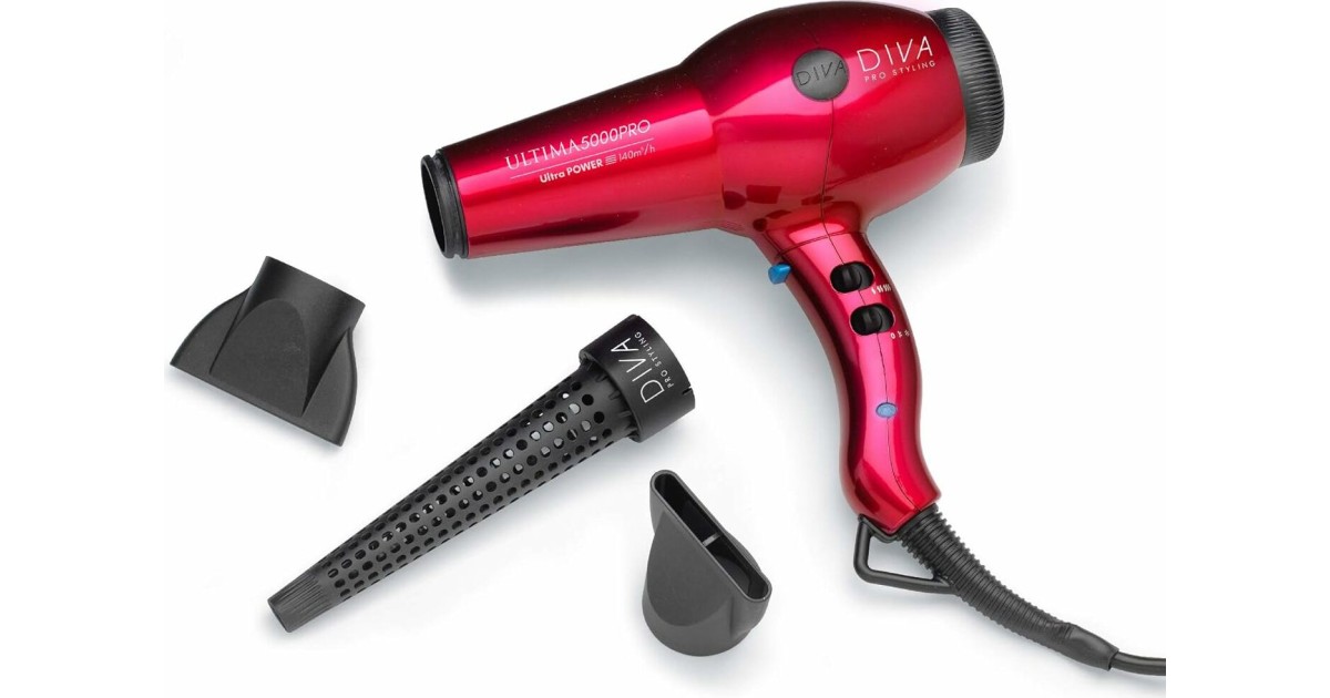 Diva Pro Styling Ultima 5000 Pro: 1,3 sehr gut | Im Kern ein Profiföhn