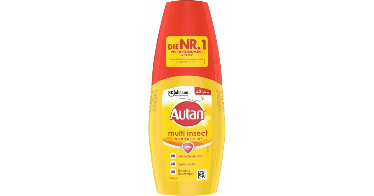 Autan Multi-Insect Pumspray im Test: 1,8 gut | Stichprävention zum ...