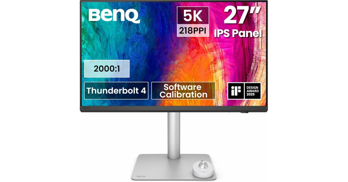 BenQ PD2730S im Test 2025: 1,7 gut | Anschlussfreudiger 5K-Monitor für ...