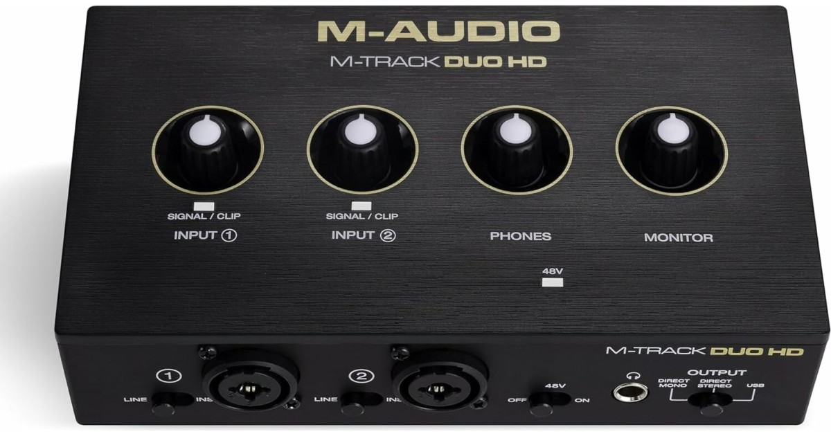 M-Audio M-Track Duo HD im Test: 2,3 gut | Kompaktes Audiointerface für ...