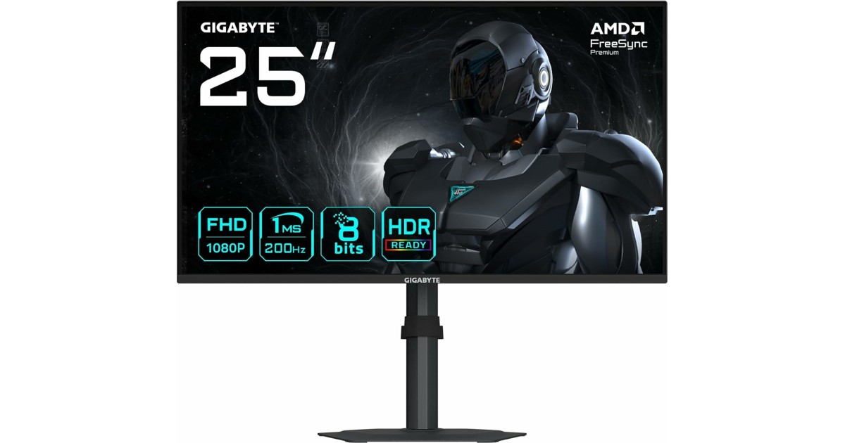 GigaByte G25F2: 1,3 sehr gut | Unsere Analyse zum AMD FreeSync-Monitor