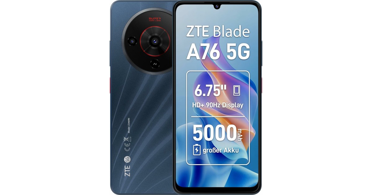 ZTE Blade A76 | Einsteigerfreundliches Smartphone mit solider ...