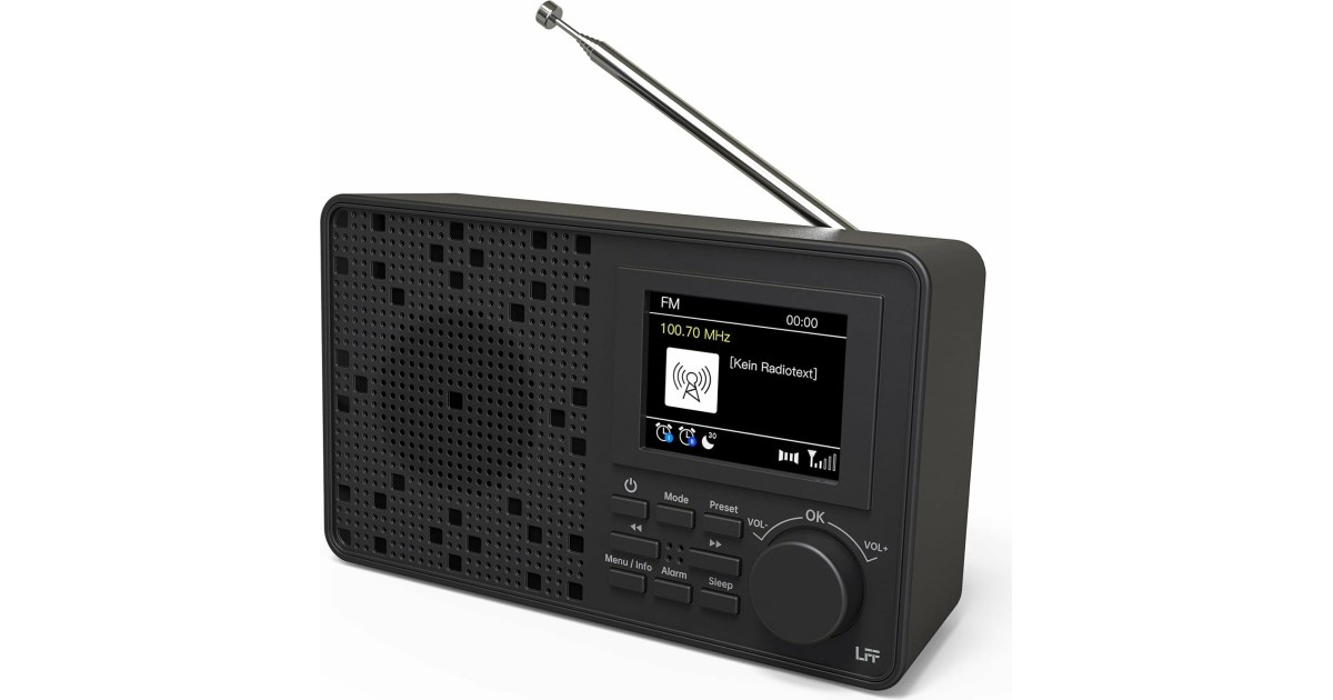 LFF LDR117: 1,5 sehr gut | Kompaktes DAB+-Radio für den mobilen Empfang