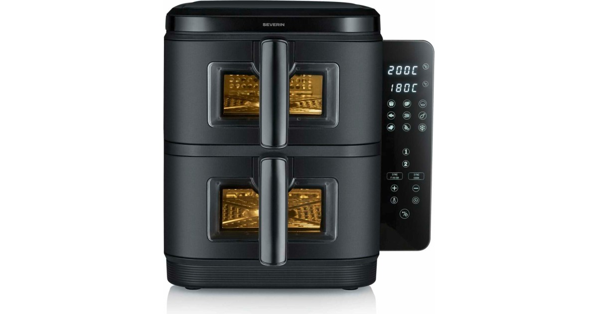 Severin S-Fry Duo Stack FR 2468 | Unsere Analyse zur Doppel-Heißluftfritteuse